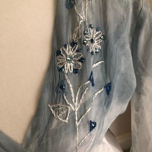 Swim | Embroidered Wrap Coverup | Poshmark